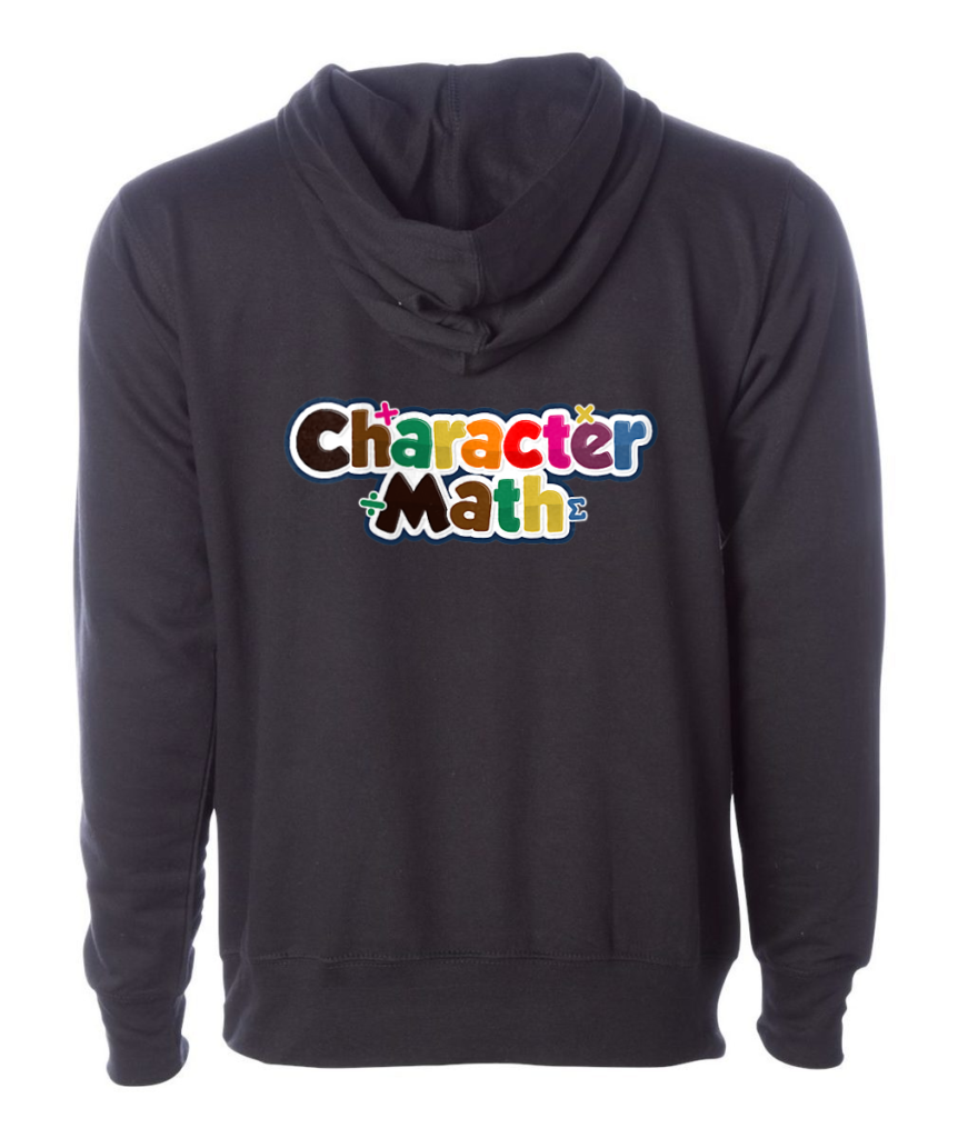Shadow-Ban; Zip Hoodie – Character Math