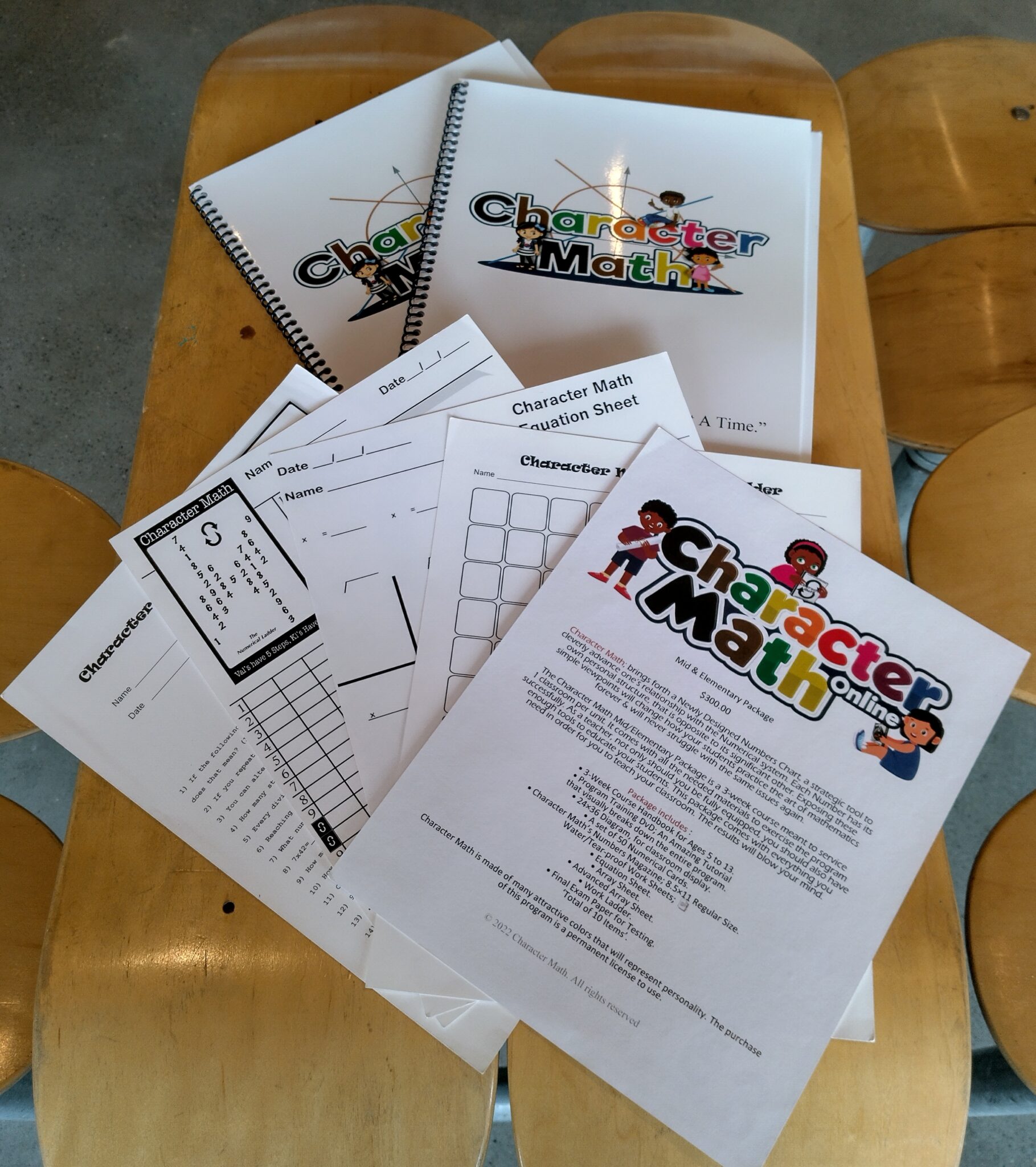 Recreational PACKAGE – Character Math
