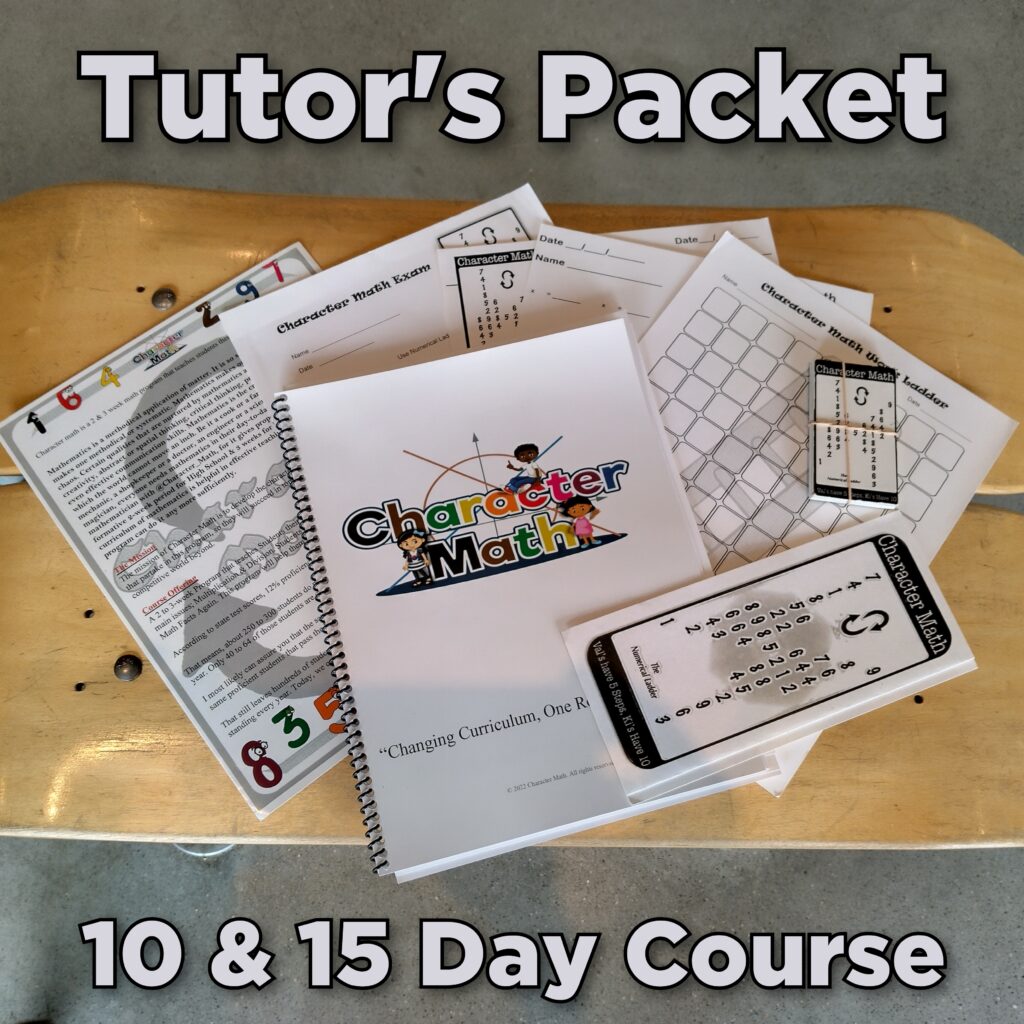 Tutors Packet (ages 5 to 18+) – Character Math